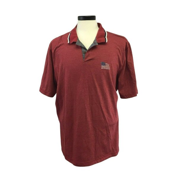 Outdoor Life | Shirts | Outdoor Life Polo Shirt Mens Xl Red Short ...